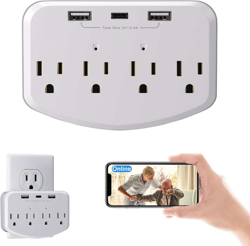 WALL OUTLET NANNY CAM (with Motion Detection) – Metro Spy Supply HSV
